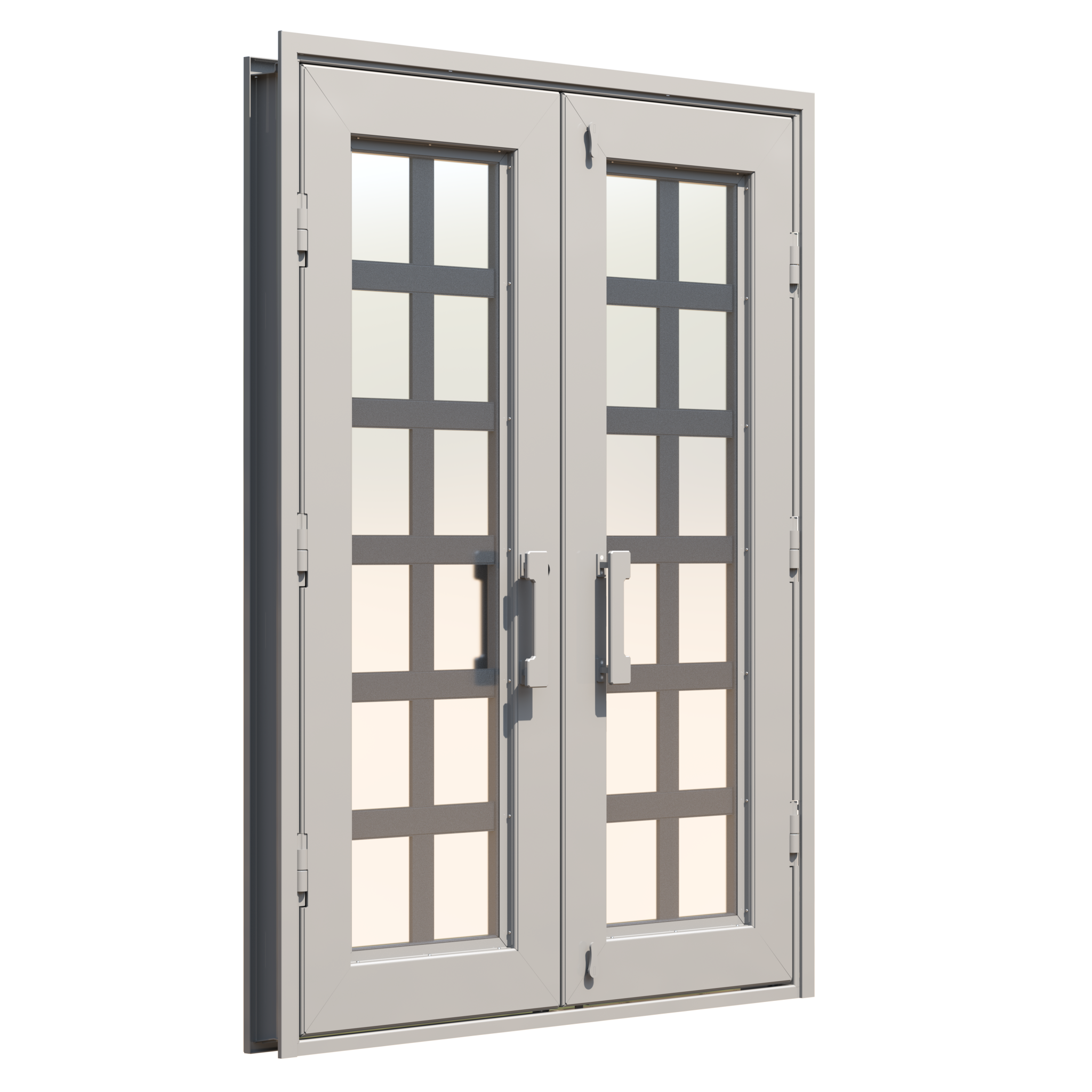 Dama Double Custom Steel Doors - 10DayDoors.com