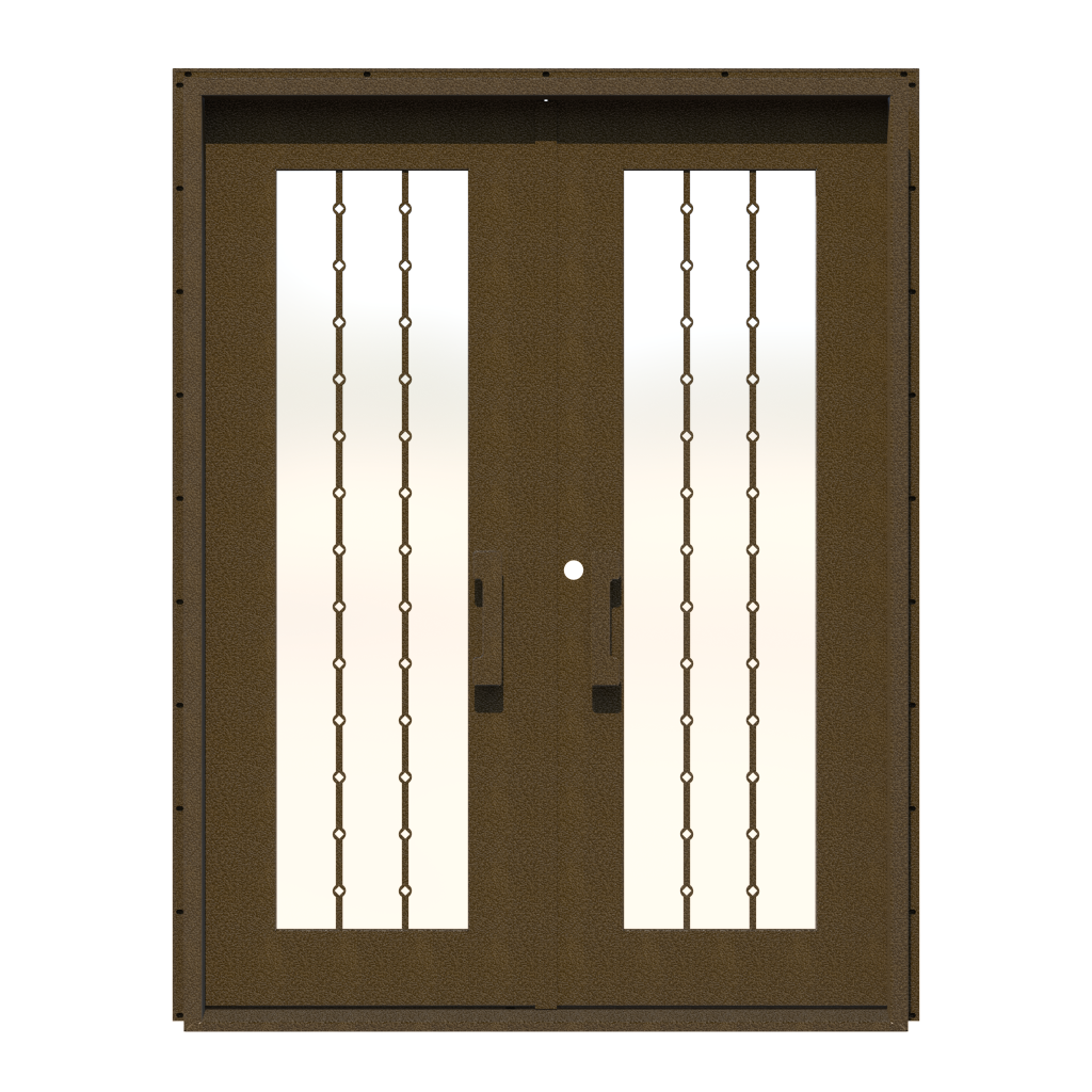 Double Diamanti Custom Steel Doors - 10DayDoors.com