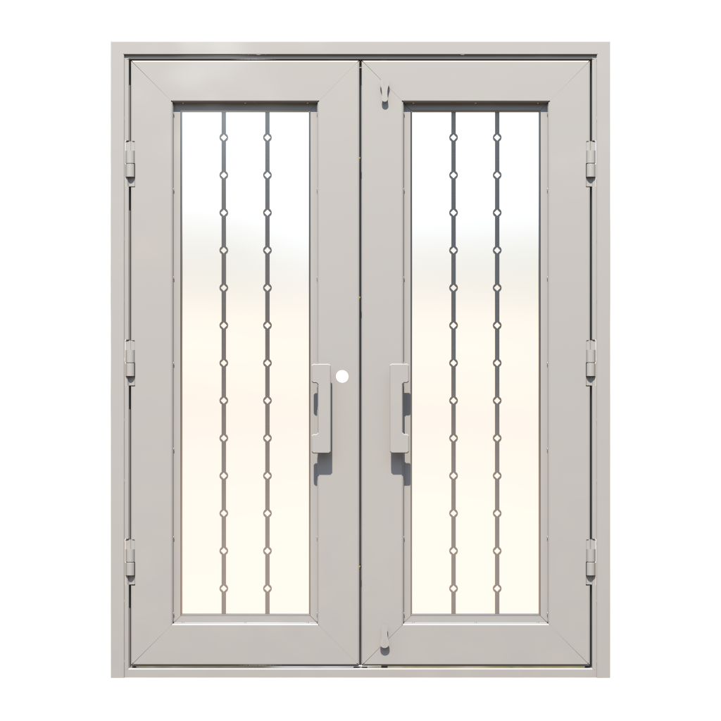 Double Diamanti Custom Steel Doors - 10DayDoors.com